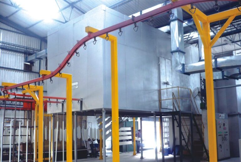 Overhead chain conveyors | Paint curing and baking